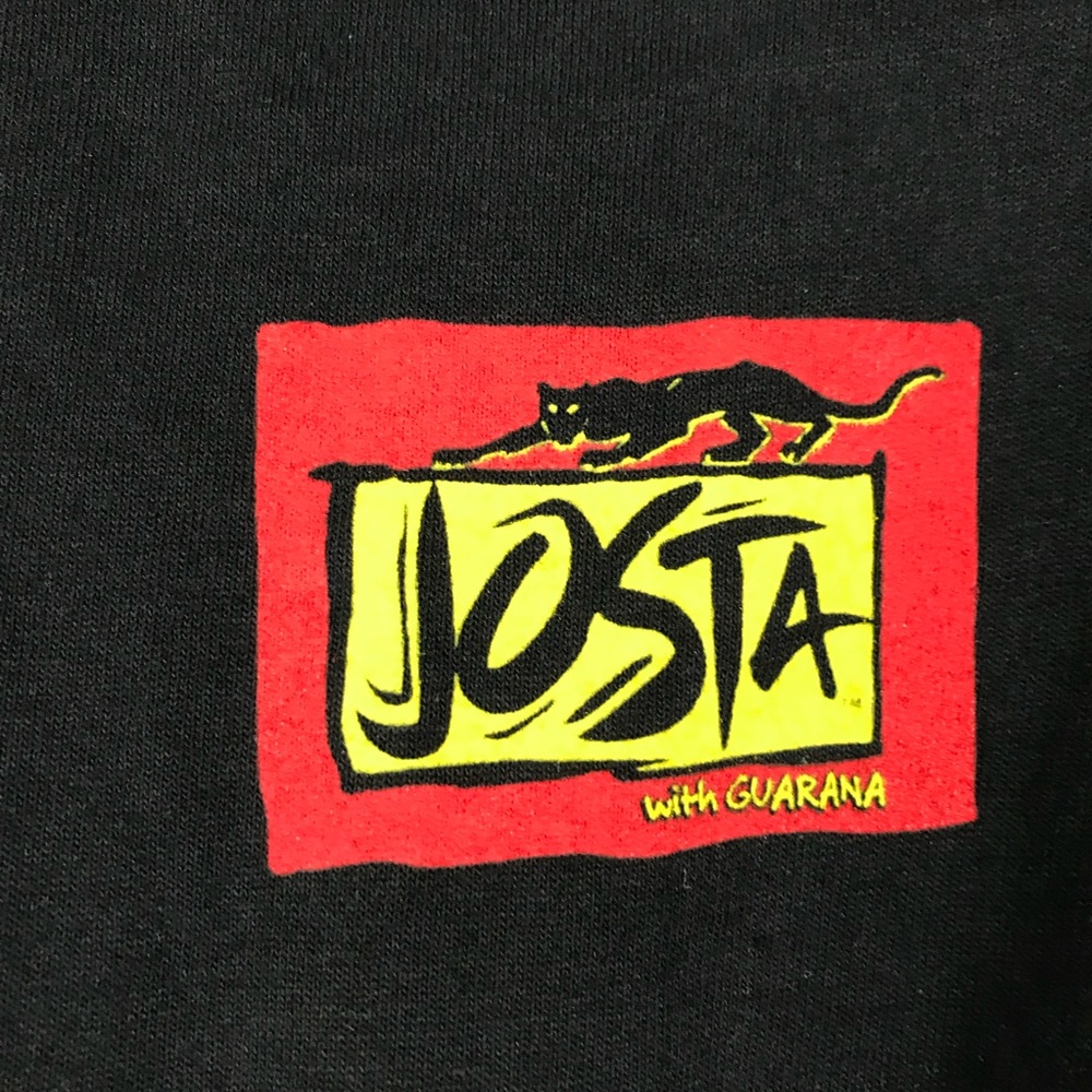 Vintage 1990s Josta Soft Drink Brand T-Shirt - Gem